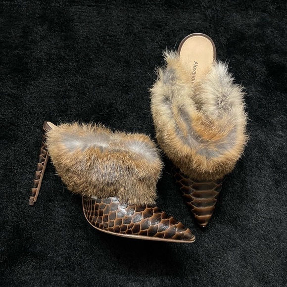 Alexandre Birman | Shoes | Alexandre Birman Furtrimmed Heels | Poshmark